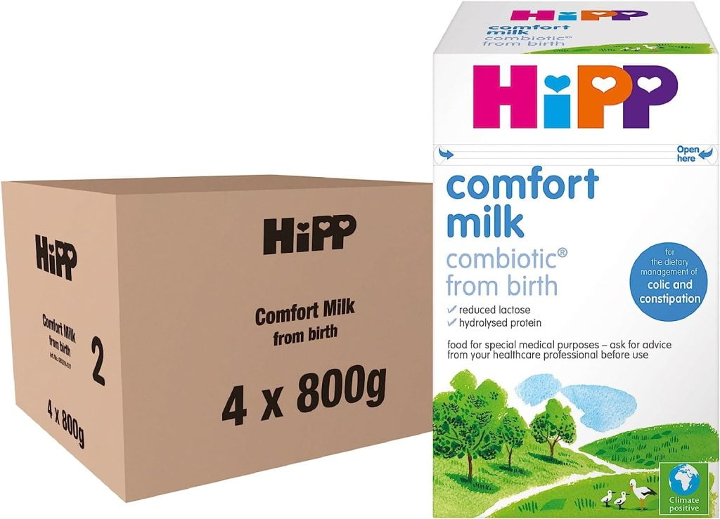HiPP Comfort Baby Milk Powder from birth (4 x 800g)